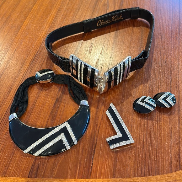 Alexis Kirk | Jewelry | Alexis Kirk Accessories Set Belt Necklace ...